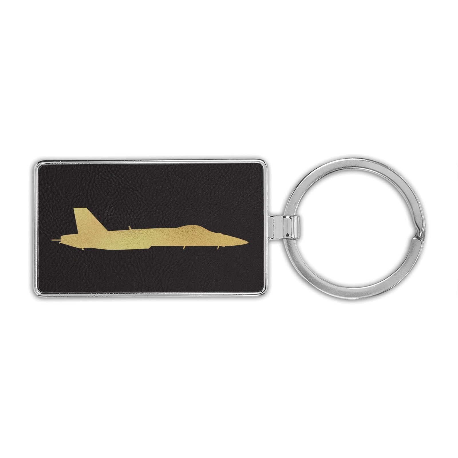 F-18 Hornet V3 Premium Leatherette Keychain f18 super hornet - Black ...