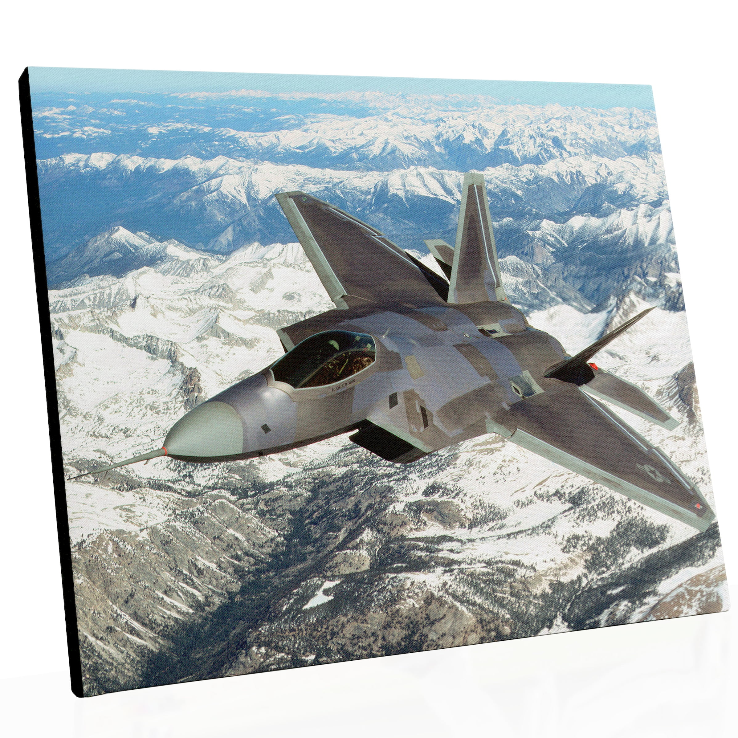 F-22 Raptor United States Air Force 20"x24" Stretched Canvas - Walmart.com