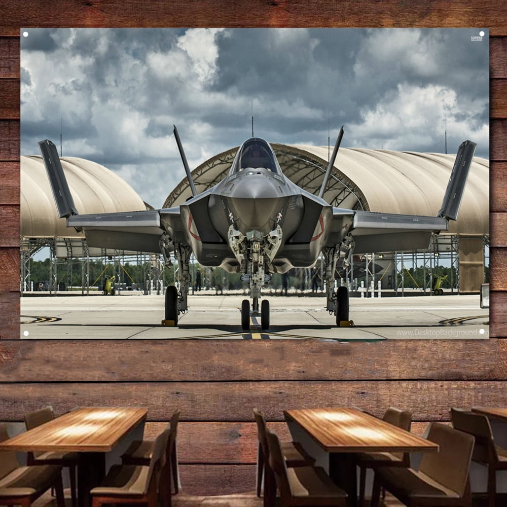 F-35 Lightning II Fighter Jet Banner & Flag - 38" x 57"Aviation ...