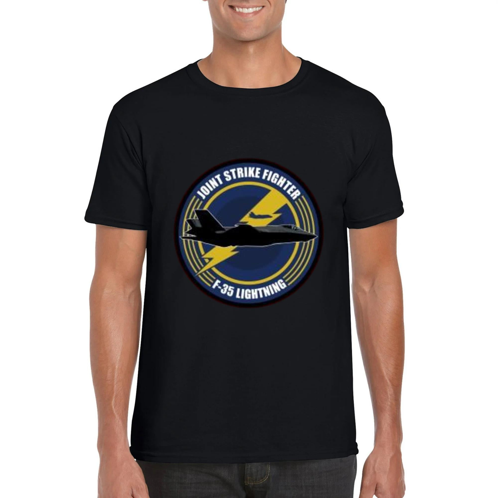 F 35 Lightning II Military Jet Aircraft US Air Force T-Shirt, for men ...