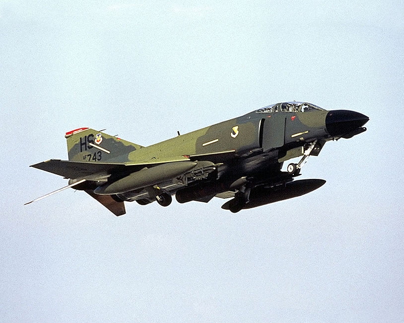 F-4 Phantom Aircraft Air Force - 20x30 Inch Laminated Aviation Poster ...