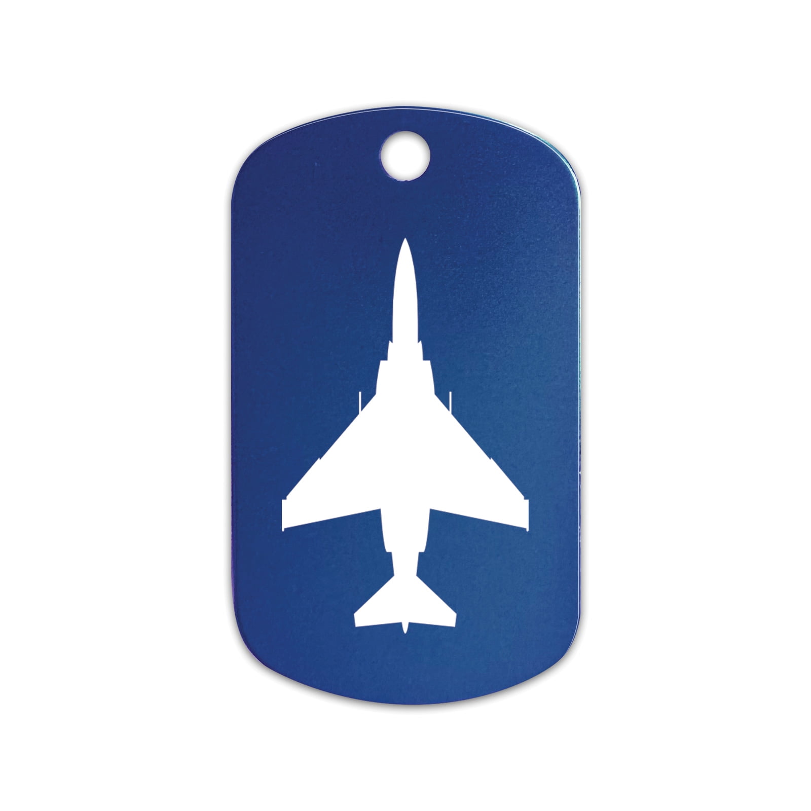 F-4 Phantom GI Dog Tag Aluminum Keychain f4 jet plane military air ...