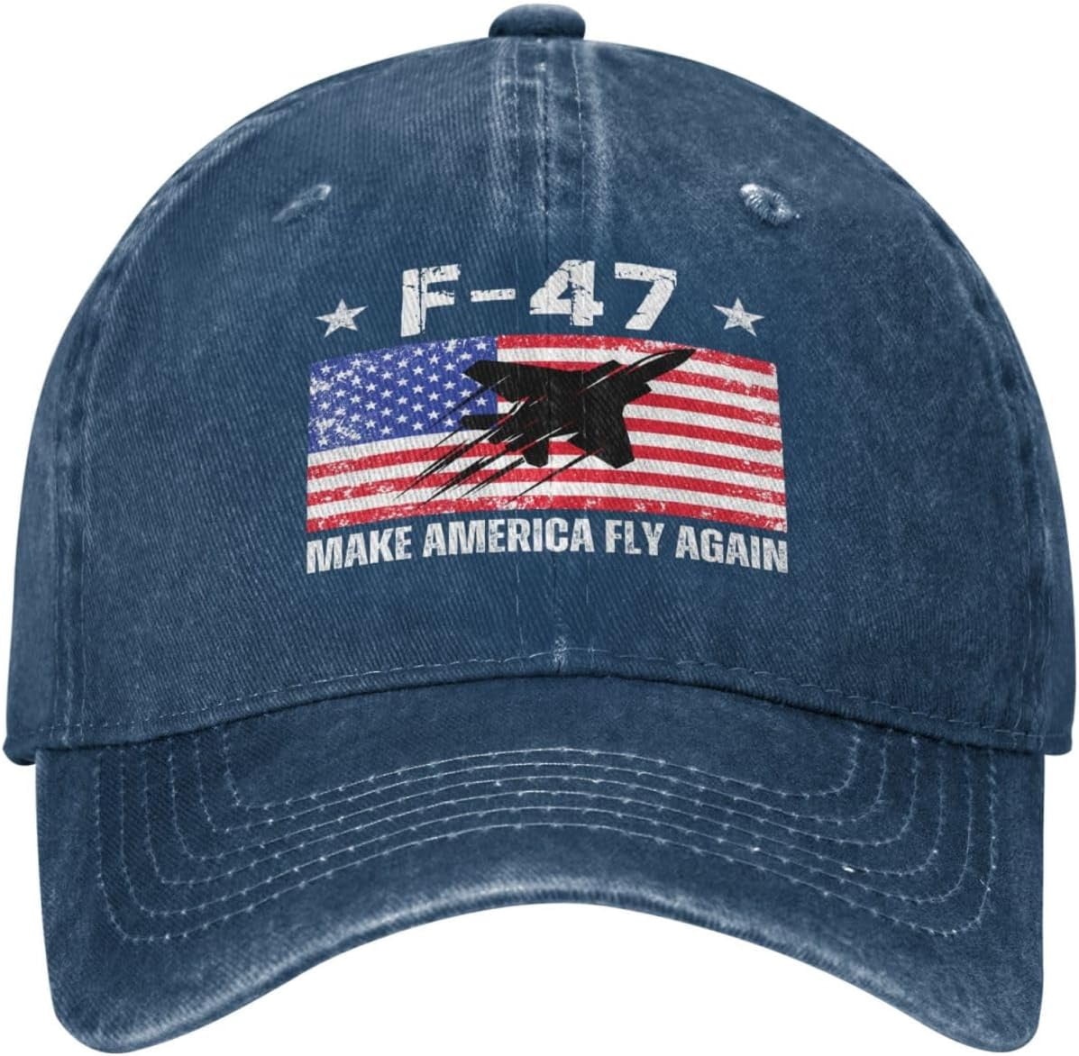 F-47 Fighter Jet Hat Make America Fly Again Vintage Baseball Cap ...