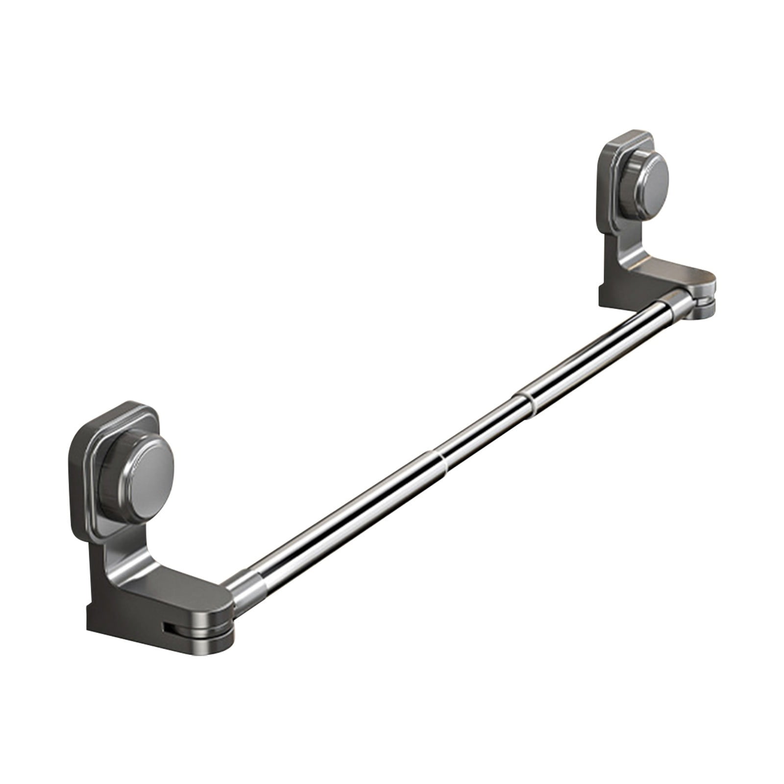 F 50-100Cm Telescoping Gray Bathroom Organizer With Adjustable Suction ...