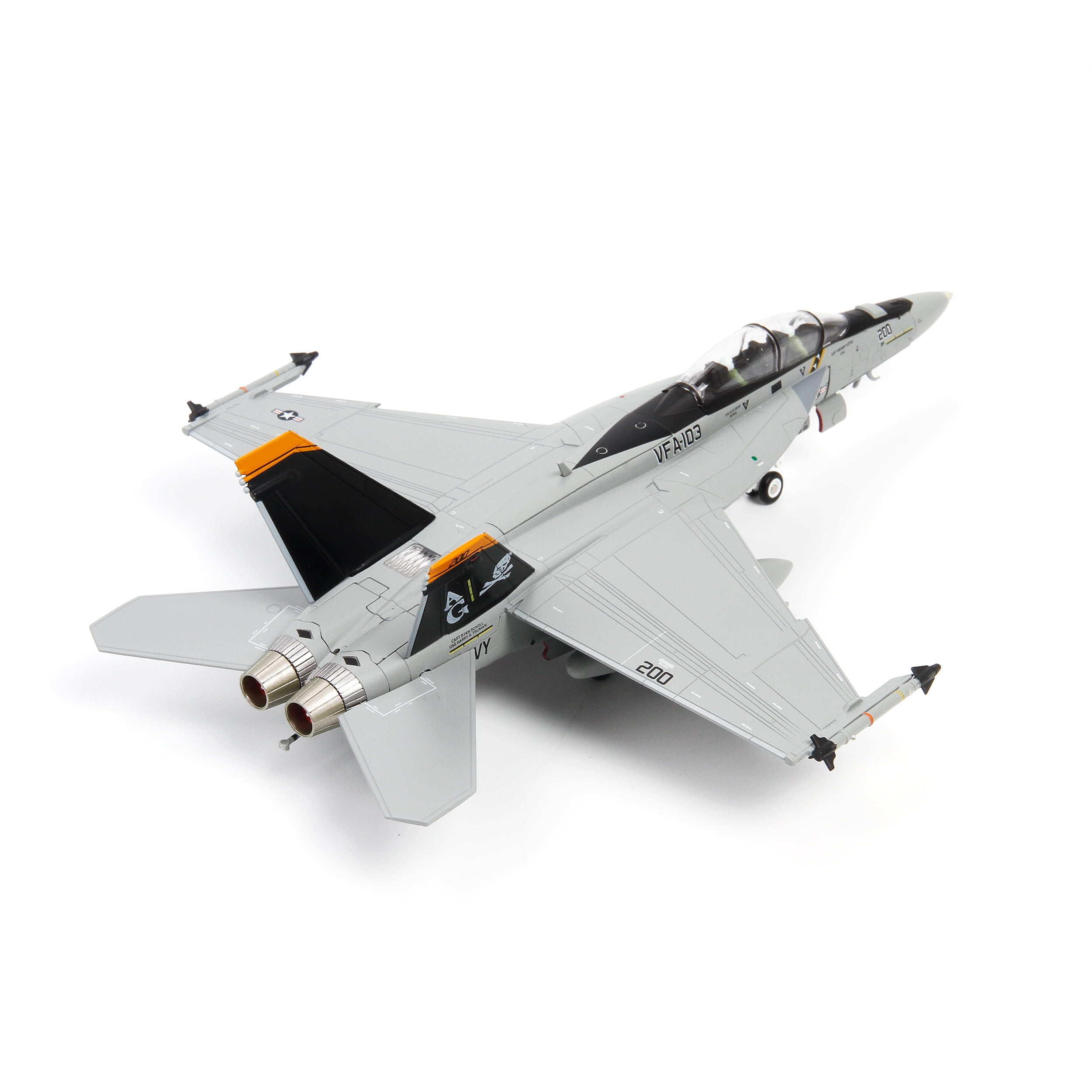 F/A-18F Super Hornet 1/72 Metal Airplane Model Kits with Display Base ...