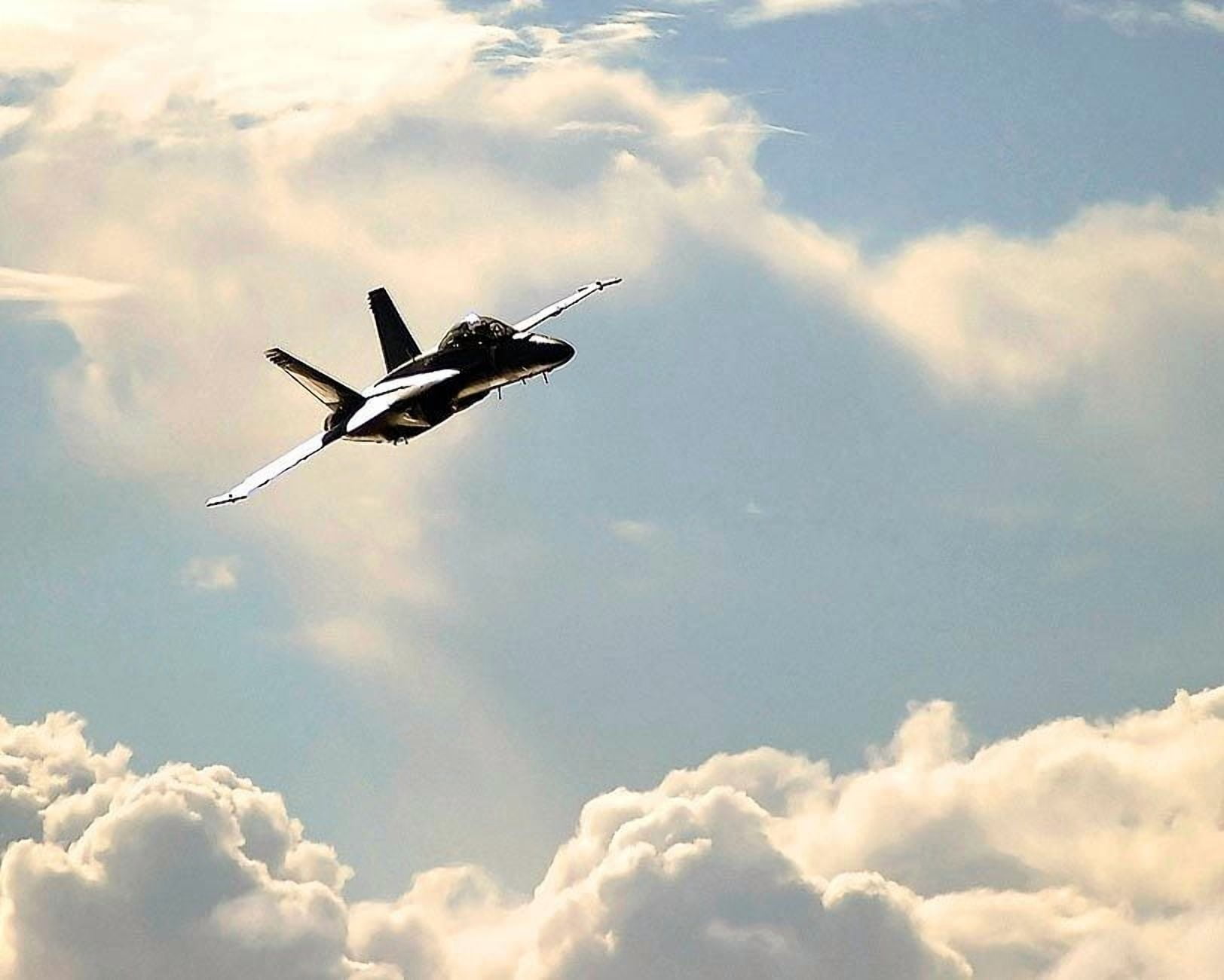 F/A-18F Super Hornet High-Speed Pass - 20x30 Inch Laminated Aviation ...