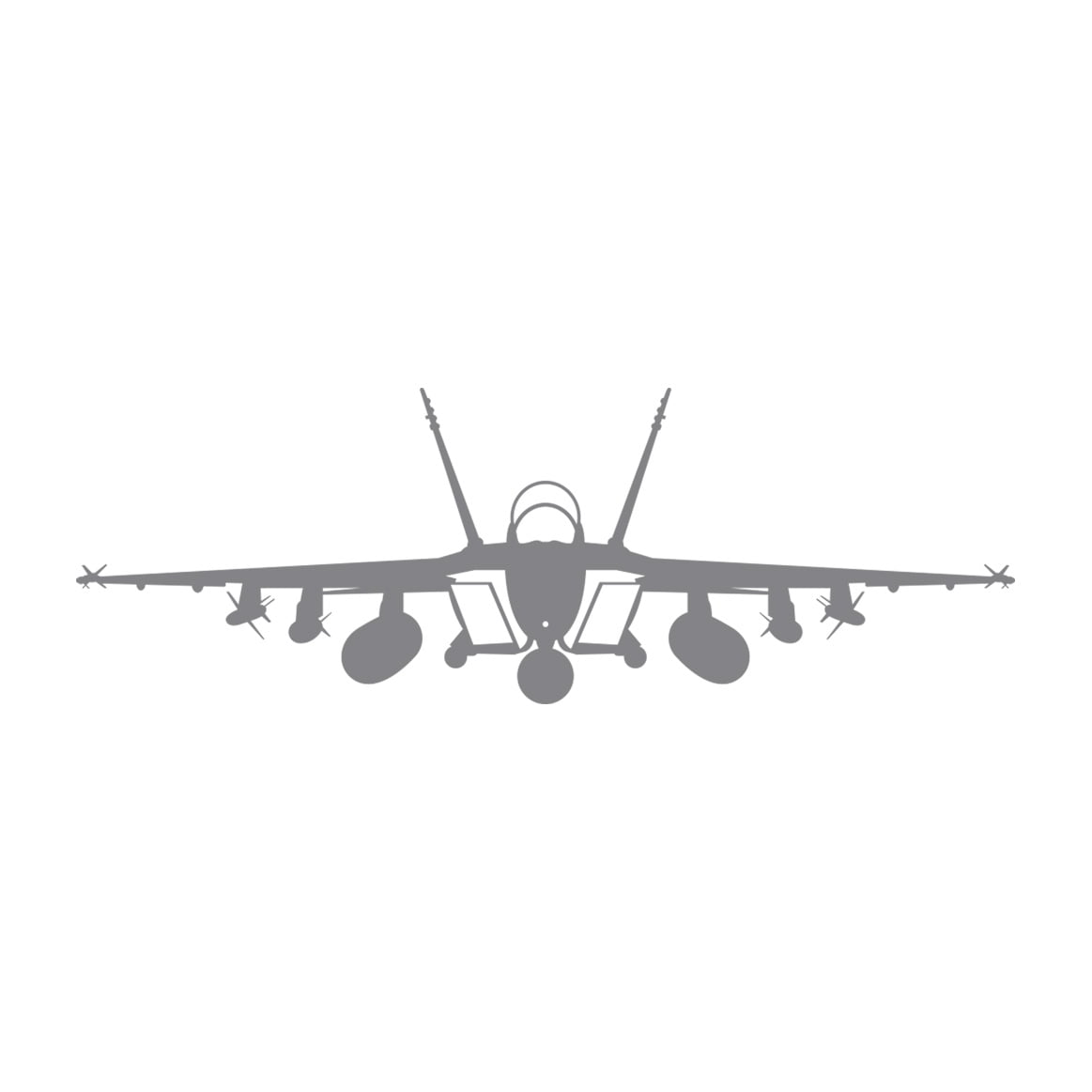 F/A-18F Super Hornet Sticker Decal Die Cut - Self Adhesive Vinyl - Weatherproof - Made in USA ...