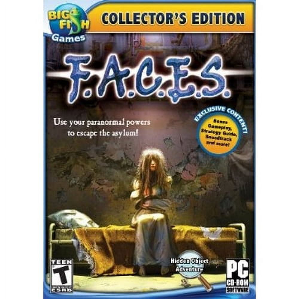 New F.A.C.E.S Big Fish Games Collector's Edition for Computer (PC CD ...