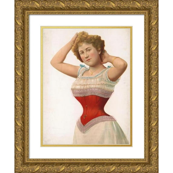 F. B. Patterson 11x14 Gold Ornate Wood Frame and Double Matted Museum ...