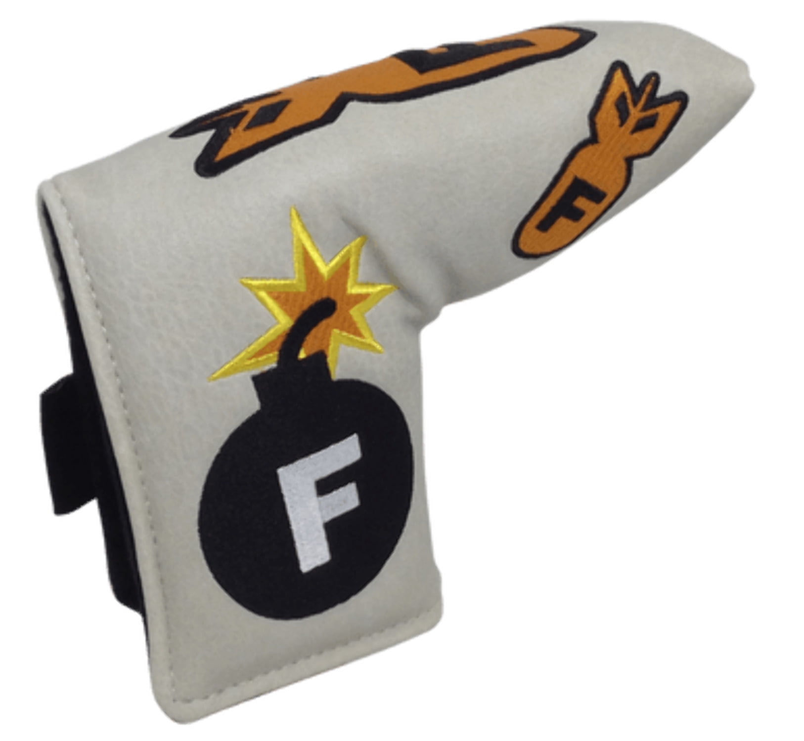 ReadyGOLF F-Bomb Embroidered Blade Putter Cover - Fits Scotty Cameron ...