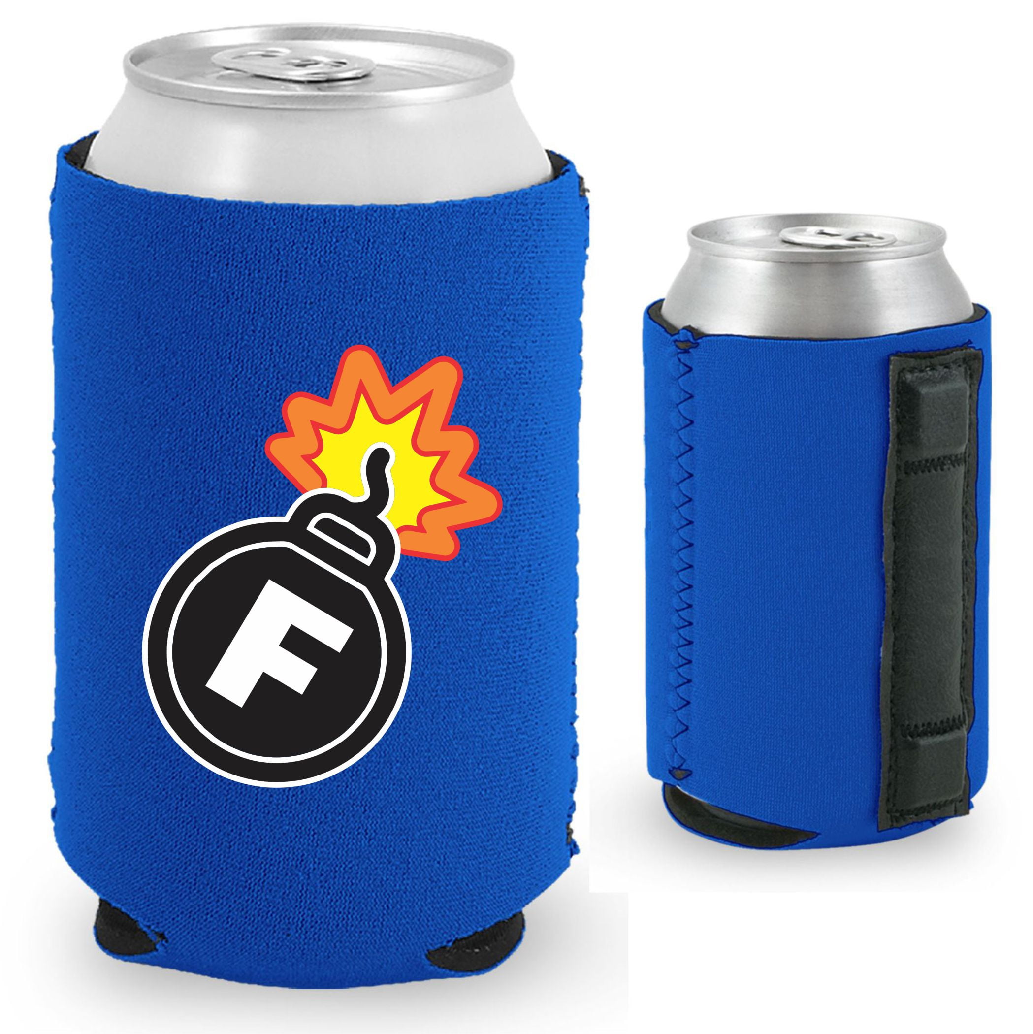 F Bomb Magnetic Can Coolie (Royal) - Walmart Business Supplies