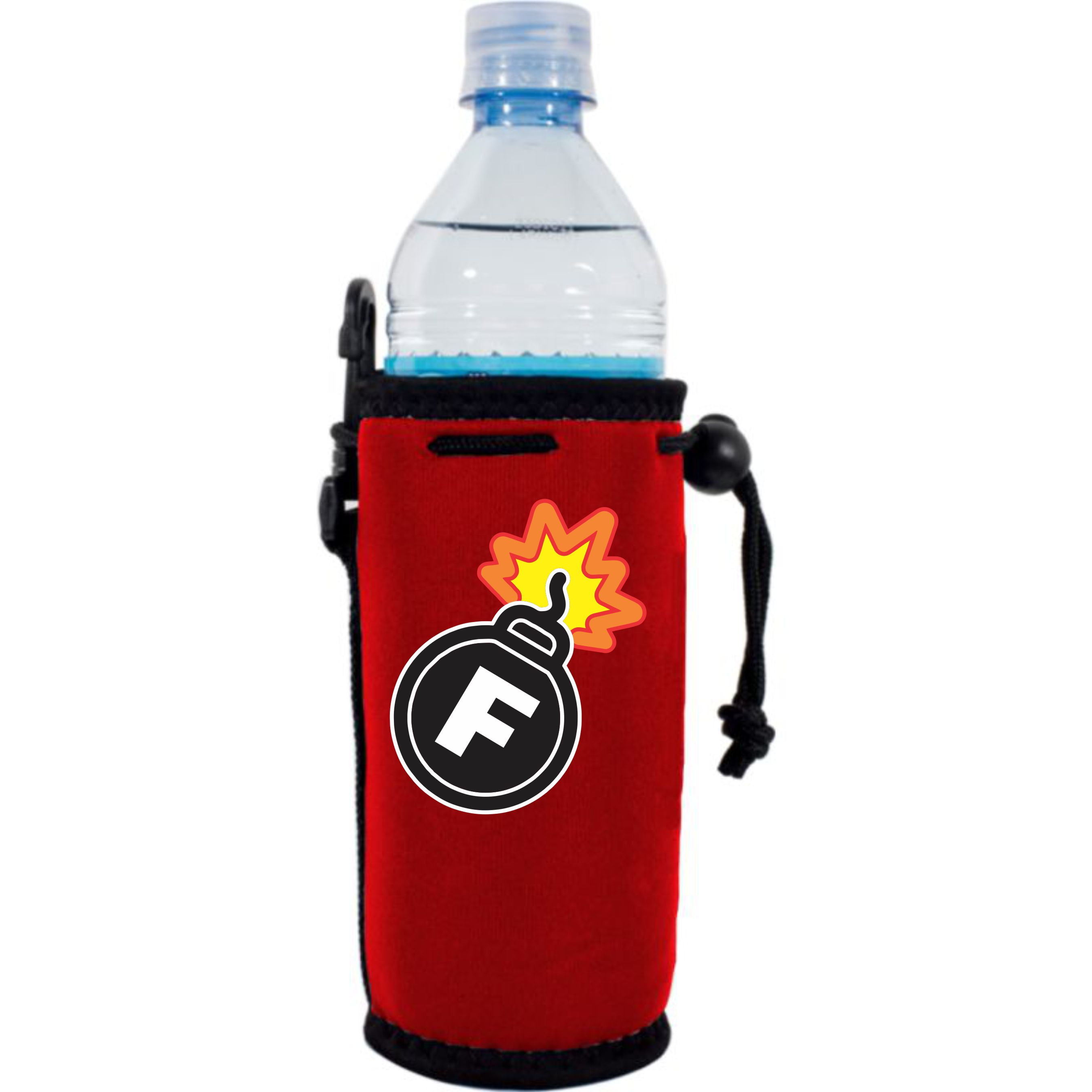 F Bomb Water Bottle Coolie (Red) - Walmart Business Supplies