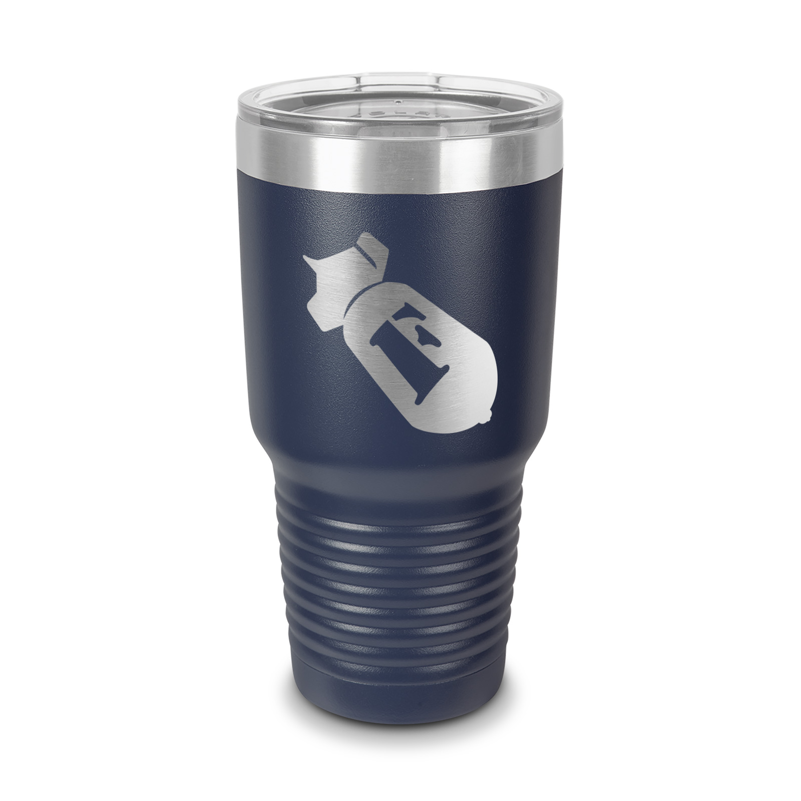 F Bombs Tumbler 30 oz - Laser Engraved w/ Clear Lid - Stainless Steel ...