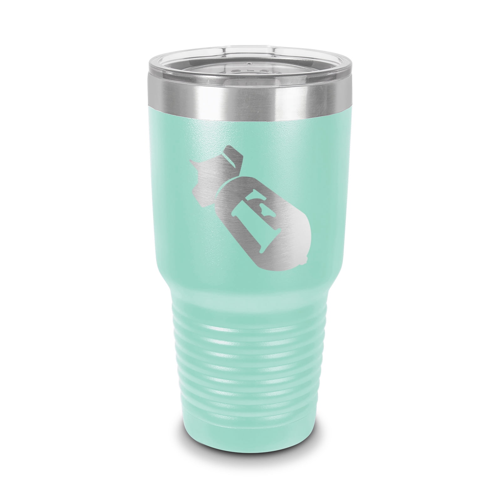 F Bombs Tumbler 30 oz - Laser Engraved w/ Clear Lid - Stainless Steel ...