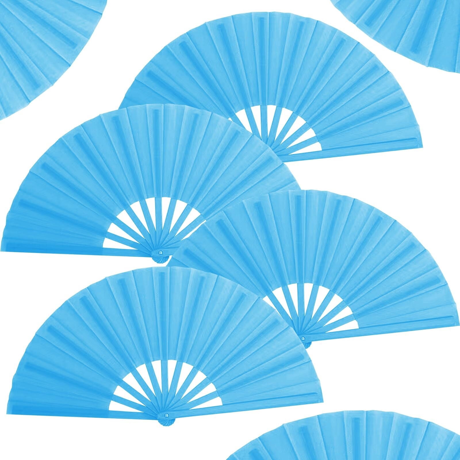 F. Boots on The Ground Fan,Large Holographic Folding Hand Fan, Clap ...
