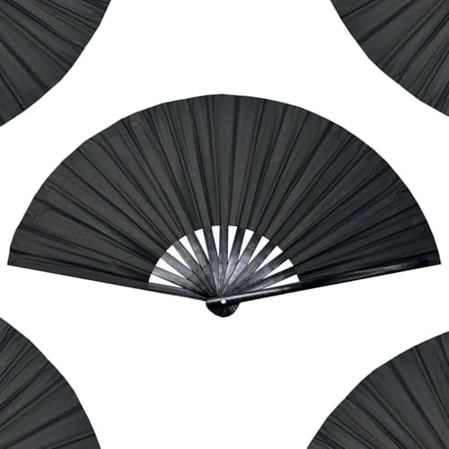 F. Boots on The Ground Fan, Large Holographic Folding Hand Fan, Clap ...