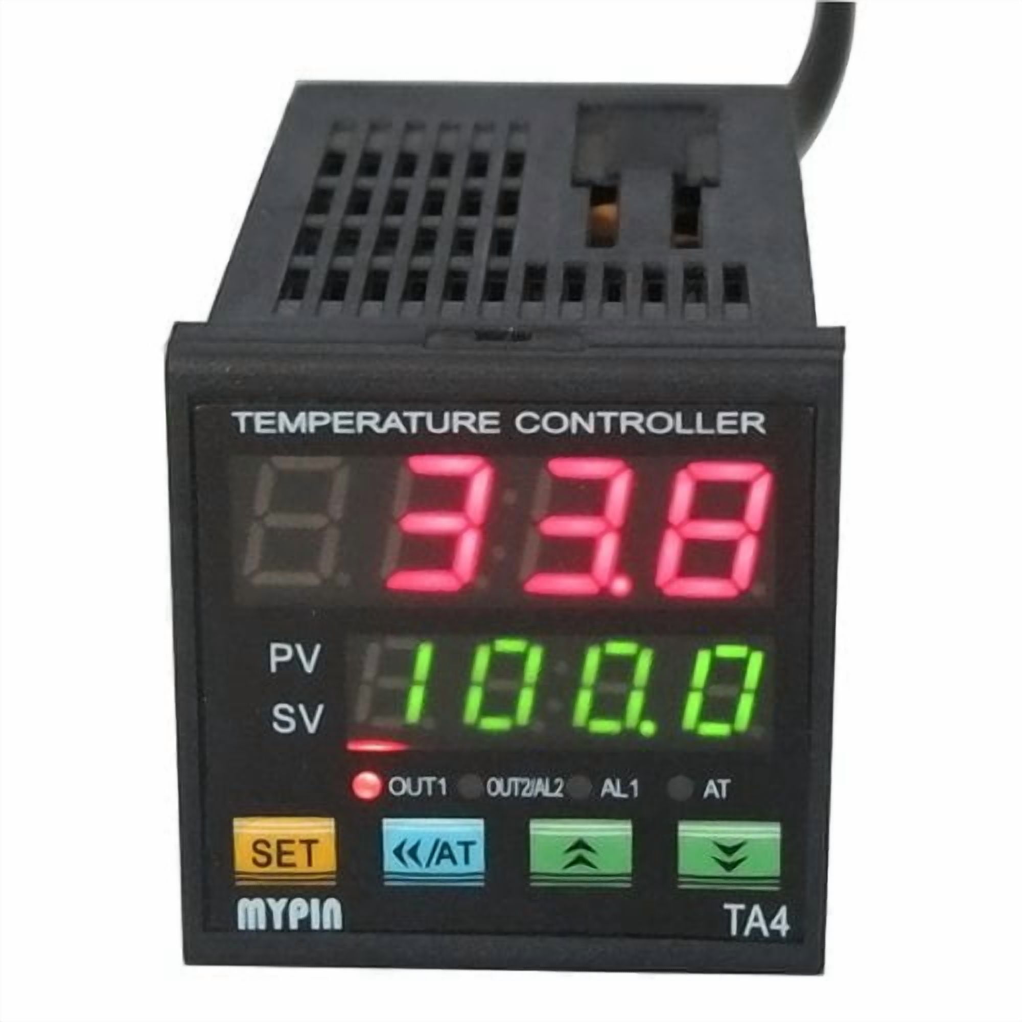F/C PID Temperature Controller, Dual Display Digital Programmable ...