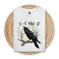 F-Caw-F Funny Crow Shirt, Black Crow Moonlit Raven Unisex T-shirt ...