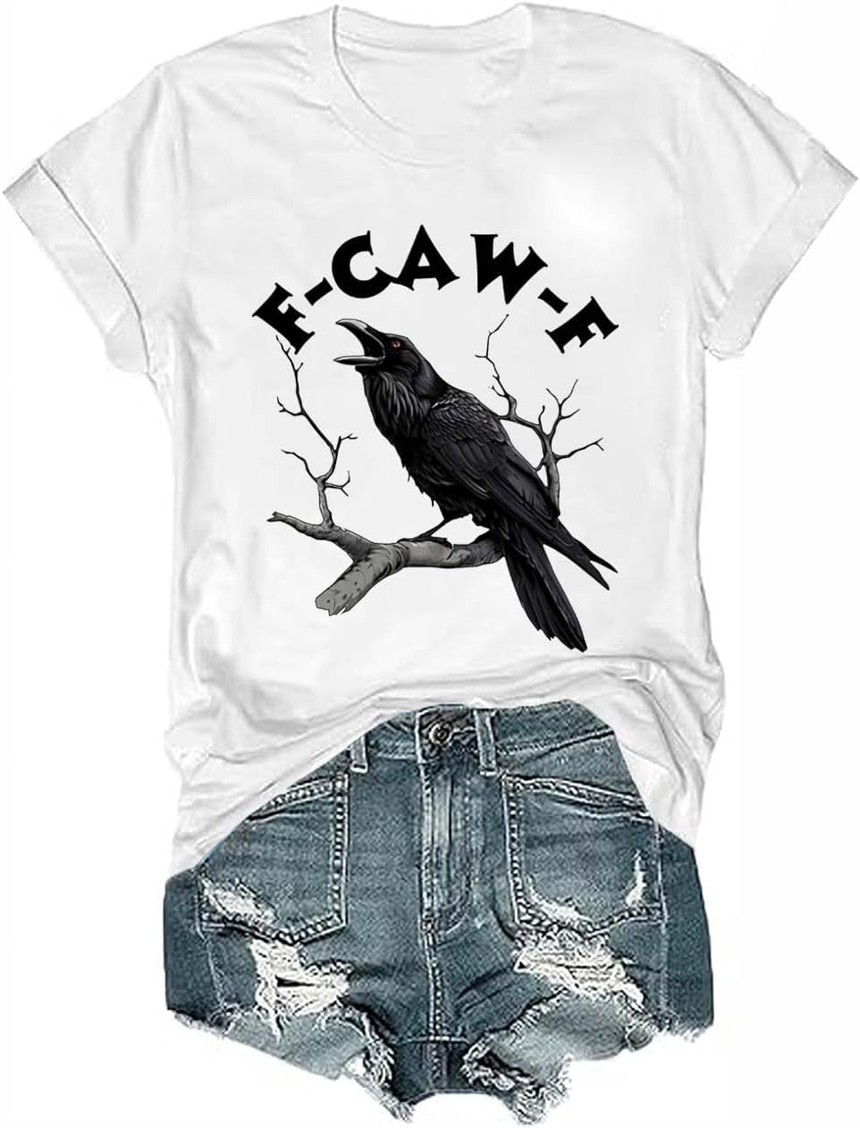 F Caw F T Shirt, F-Caw-F Crow Shirt for Men Women - Walmart.com
