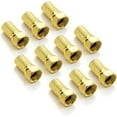 F Connector Upgrade, Gold Plated F Type Coaxial Cable Connector For ...