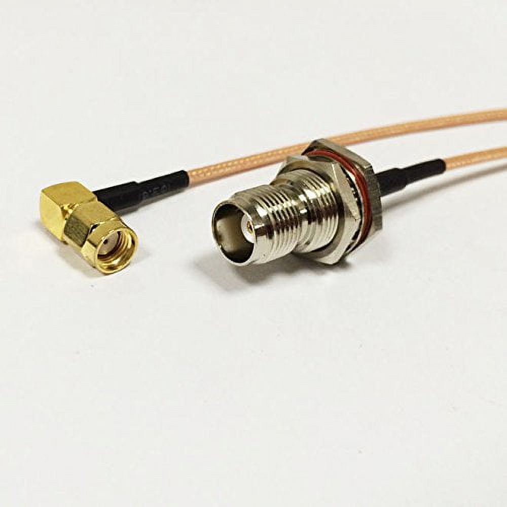 F Female Jack Connector Switch CRC9 Right Angle Connector RG178 15CM 6 ...