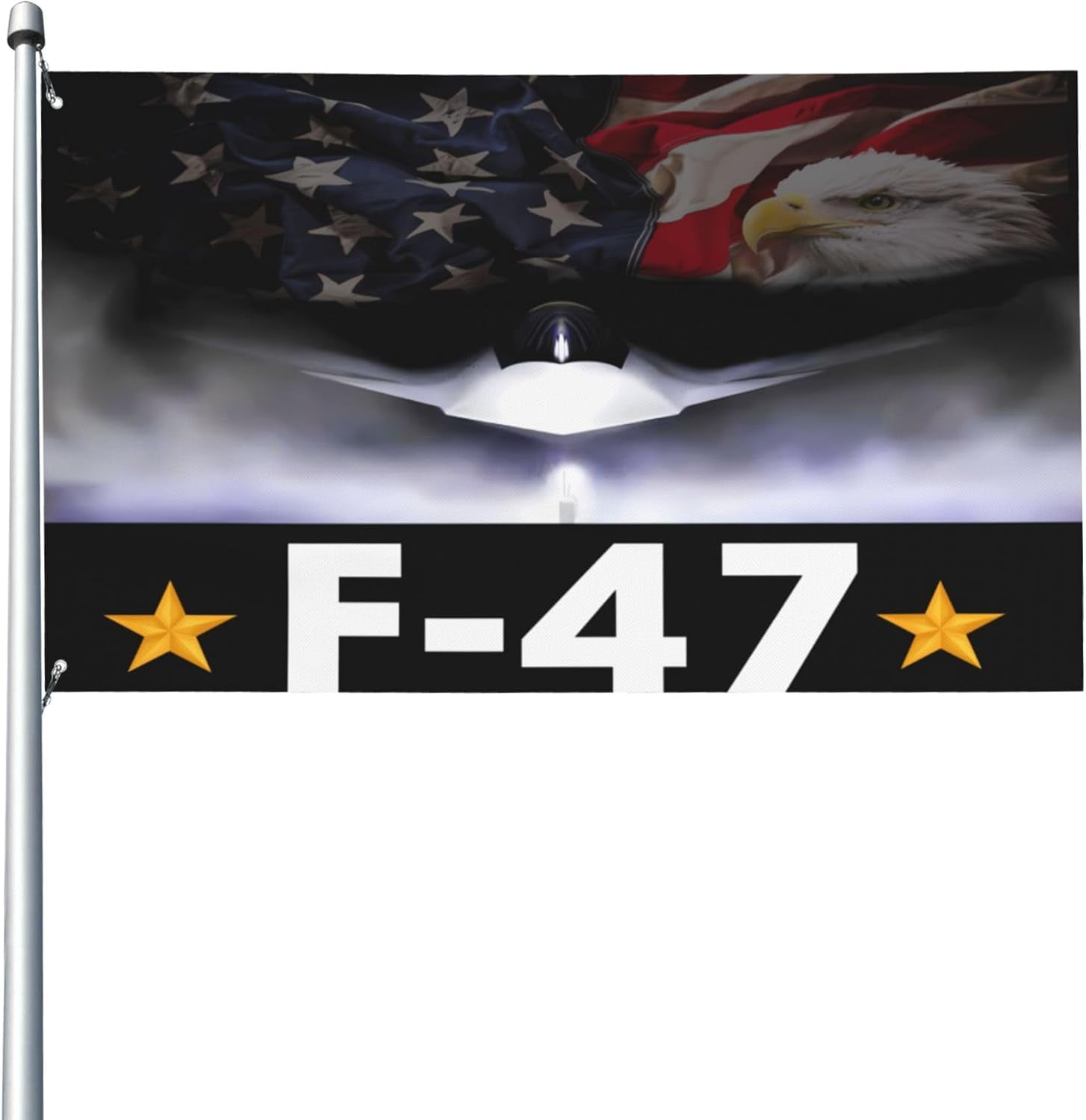 F Fighter-Jet Flags Make America Fly F- Again Pro 3x5 Flags Yard Sign ...