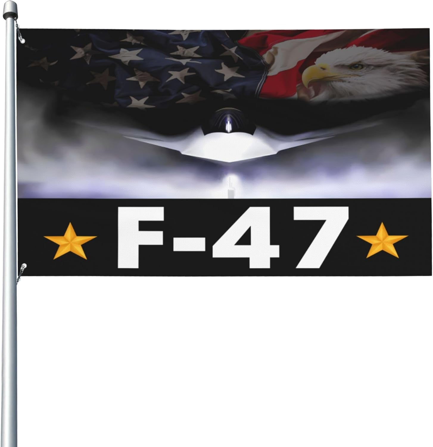 F Fighter-Jet Flags Make America Fly F- Again Pro 3x5 Flags Yard Sign ...