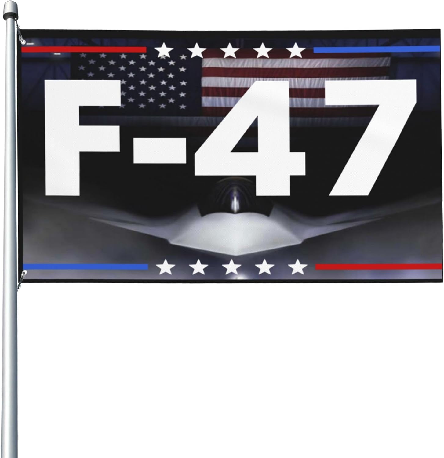 F Fighter-Jet flags Make America Fly Again Pro 3x5 Flags Yard Sign ...