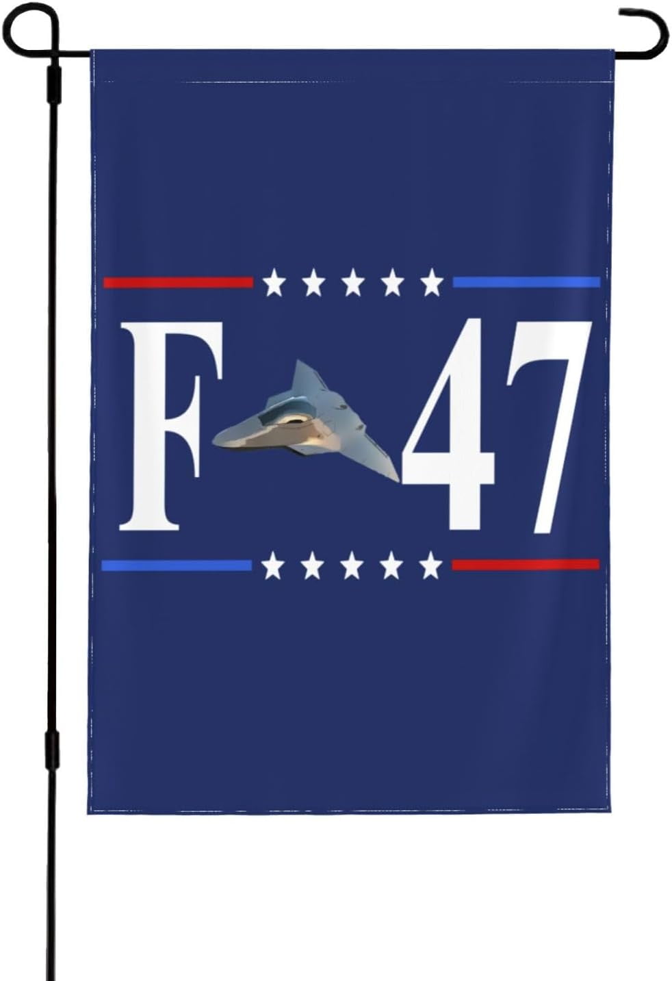 F Fighter-Jet flags Make America Fly Again Pro Flag 12x18 Garden Banner ...
