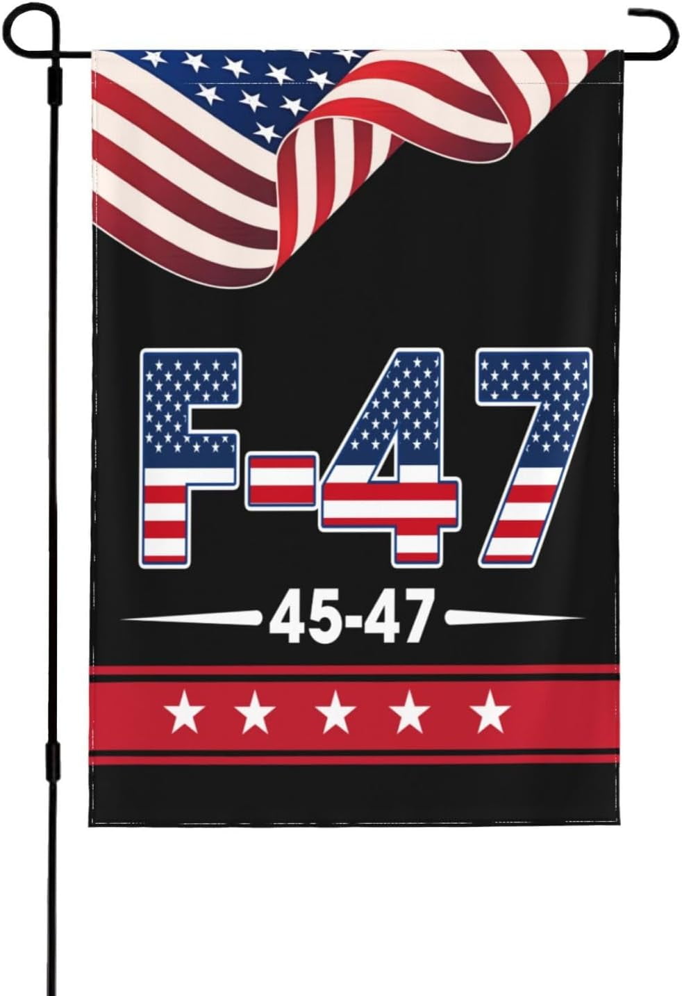 F Fighter-Jet flags Make America Fly Again Pro Flag 12x18 Garden Banner ...