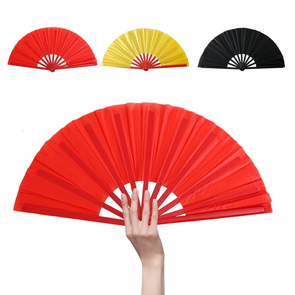F. Hand Fan, 2025 New Clack Fans For Line Dancing Large Holographic ...