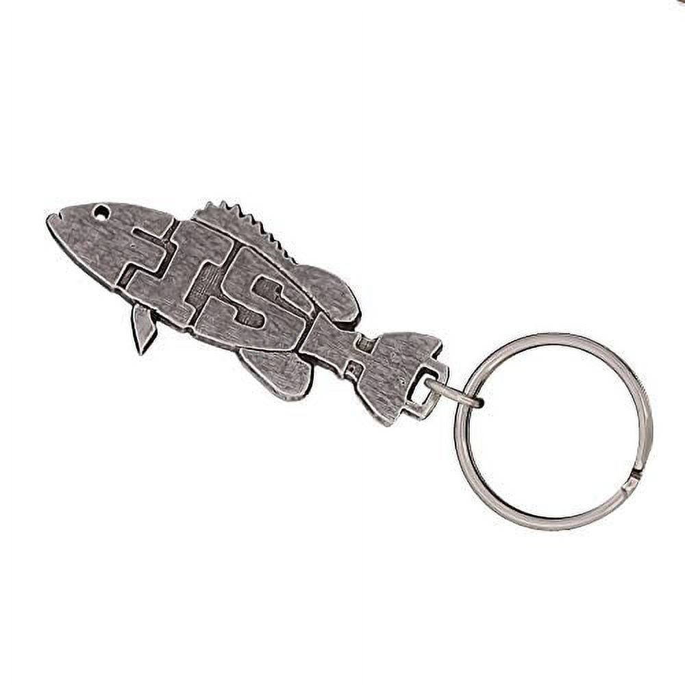 F.I.S.H. Design Keychain, A703KC, 2 Inches, Fishing, Bass, Aquatic ...