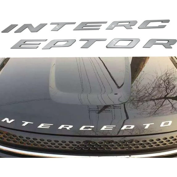 F-IC Graphite Grey Explorer Crown Police Victoria Interceptor Hood ...
