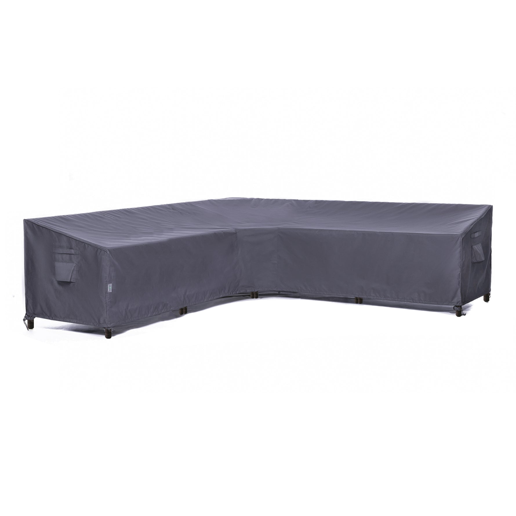 F&J Outdoors Premium Luxury Waterproof Outdoor Patio L-Shaped Cover ...