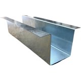 F&L Heavy-Duty Raw Galvanized Metal Line Set Cover Kit with Angled Tips ...