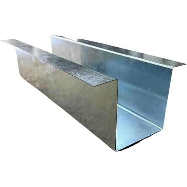 F&L Heavy-Duty Raw Galvanized Metal Line Set Cover Kit with Angled Tips ...