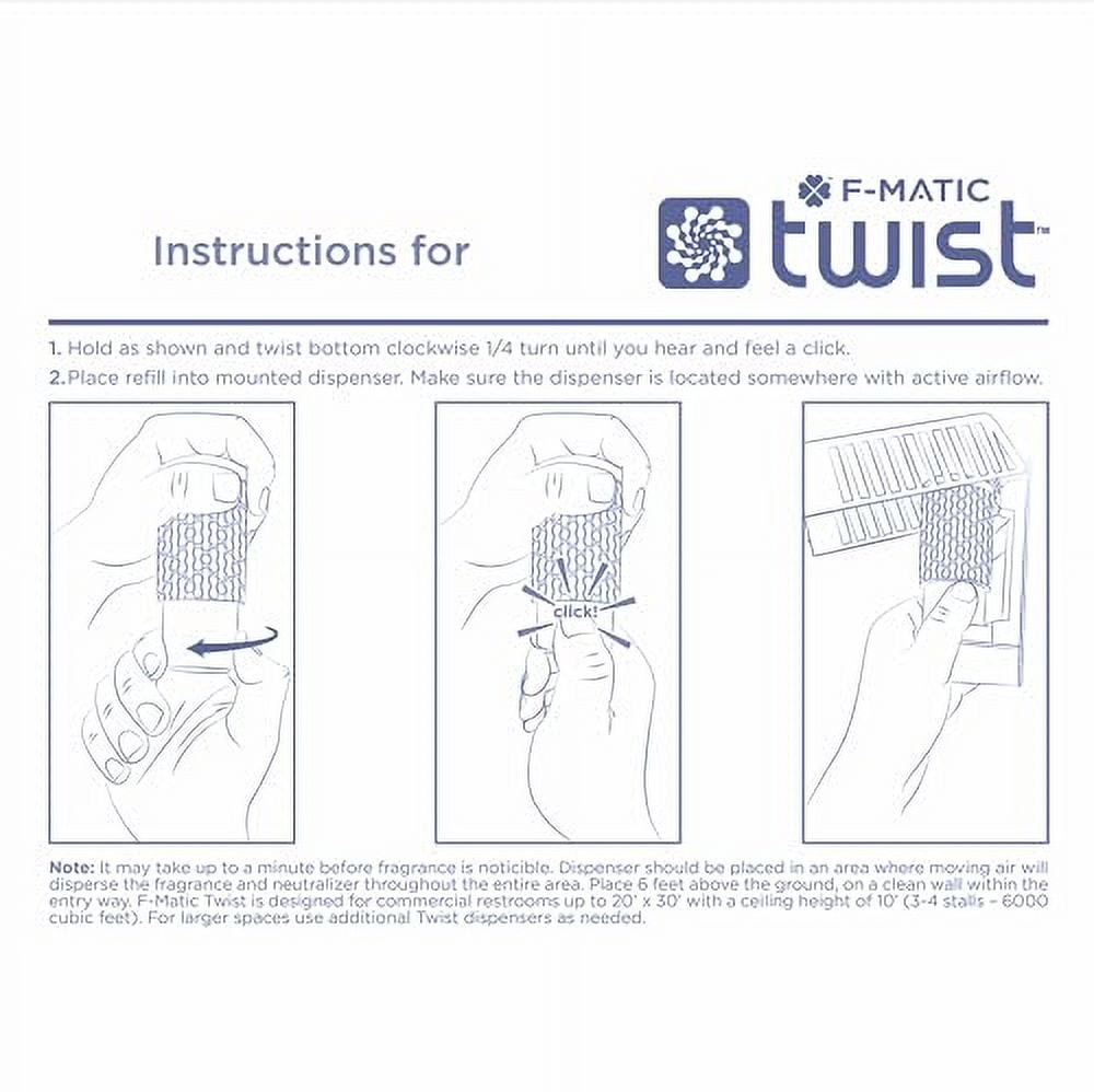F-Matic Twist Air Freshener Refill, Tropical Paradise, Premium ...