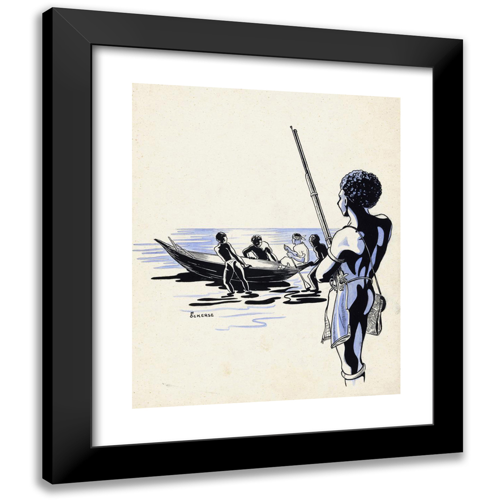 F. Ockerse 15x18 Black Modern Framed Museum Art Print Titled - New ...