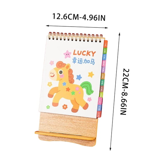 F Paper Office Planner In A Mini 2026 Vertical Desk Calendar, For ...