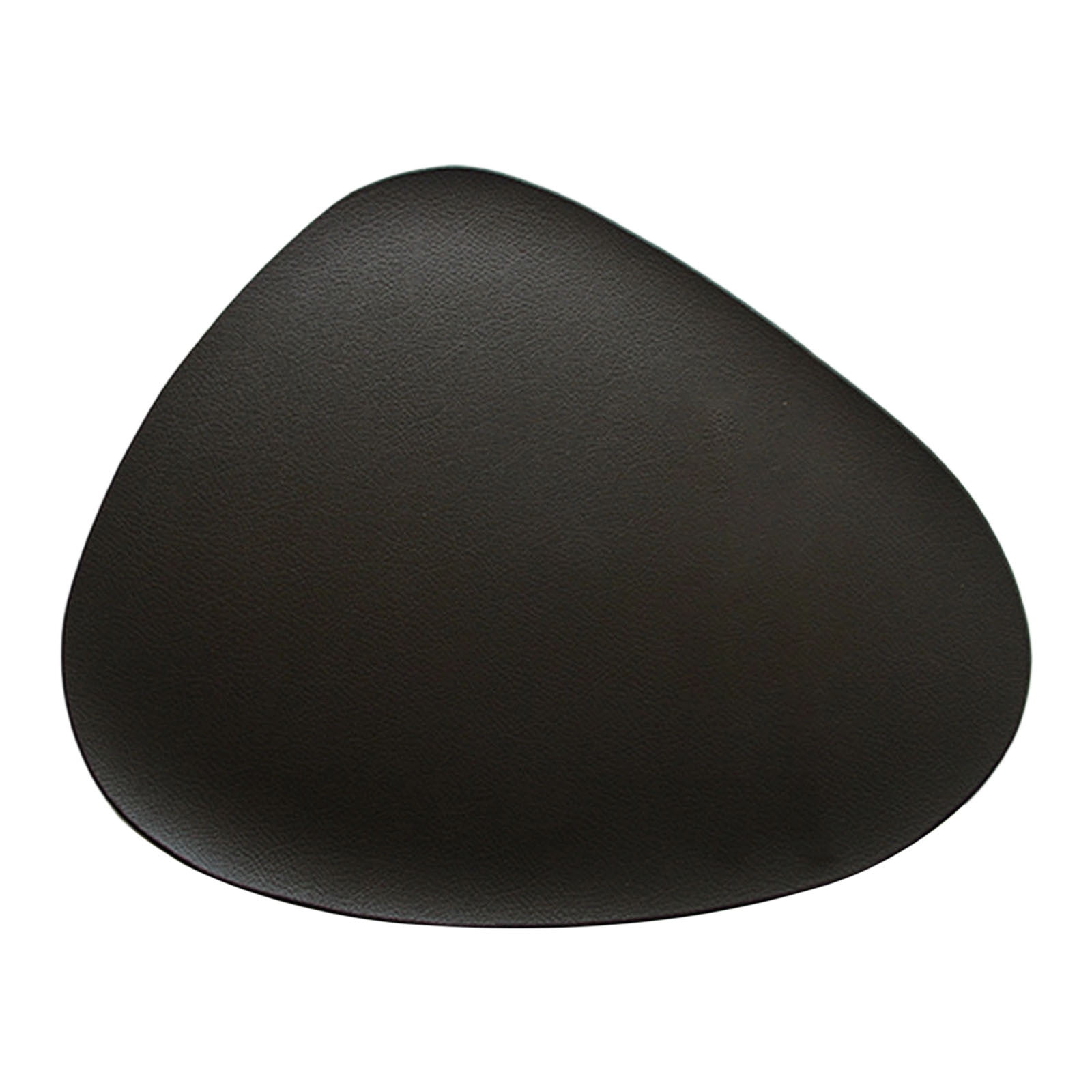 F Premium Minimalist Faux Leather Triangles Water Drop Placemat ...