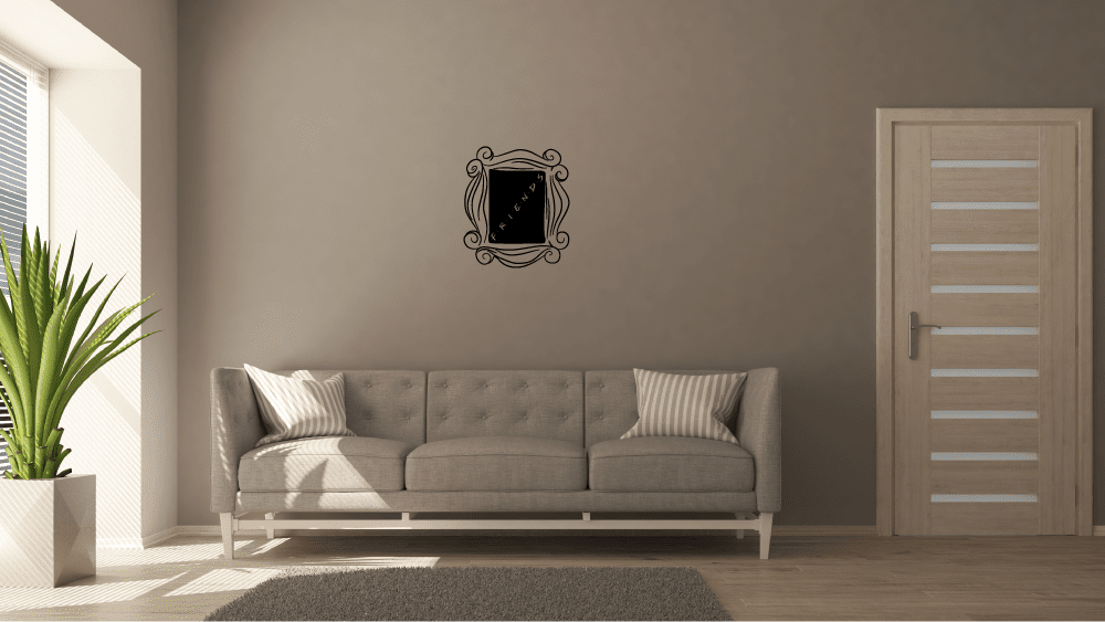 F.R.I.E.N.D.S Peephole Frame Friends TV Show Series Quote Wall Stickers ...