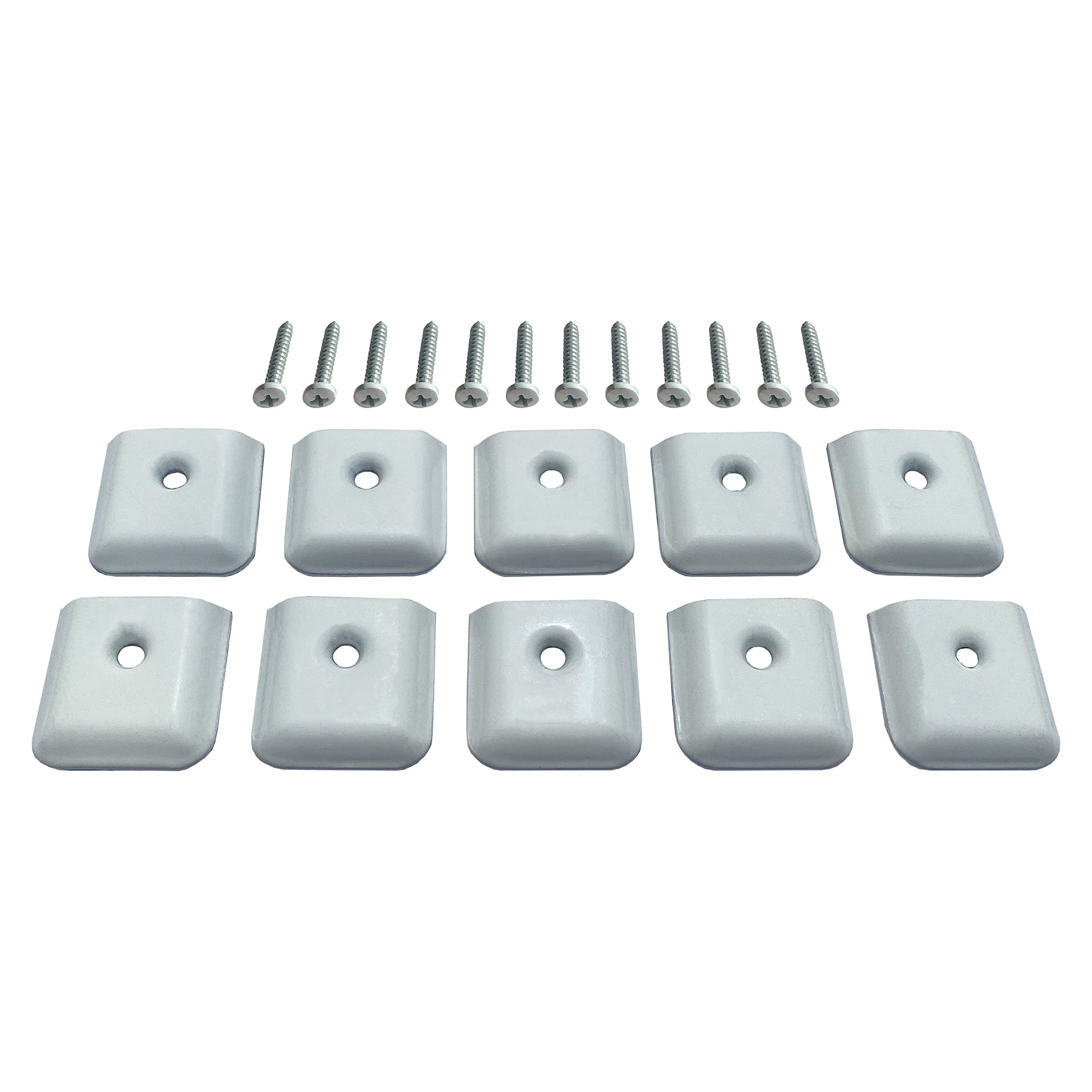 F.S.P 10 Pack RV IFF17 Camper Trailer Aluminum Extrusion White Flat End ...