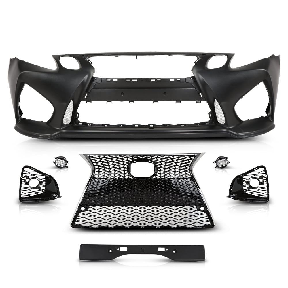 F Style Front Bumper + Fog lights Fit For 2006-11 Lexus GS GS300 GS350 ...