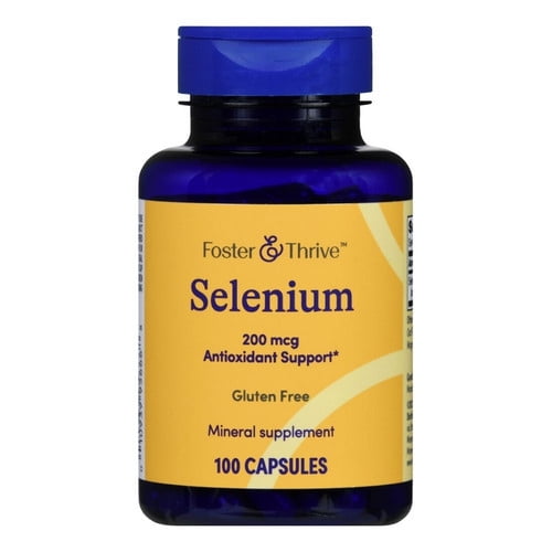Foster And Thrive Selenium,200 Mcg 100 Caps - Walmart.com