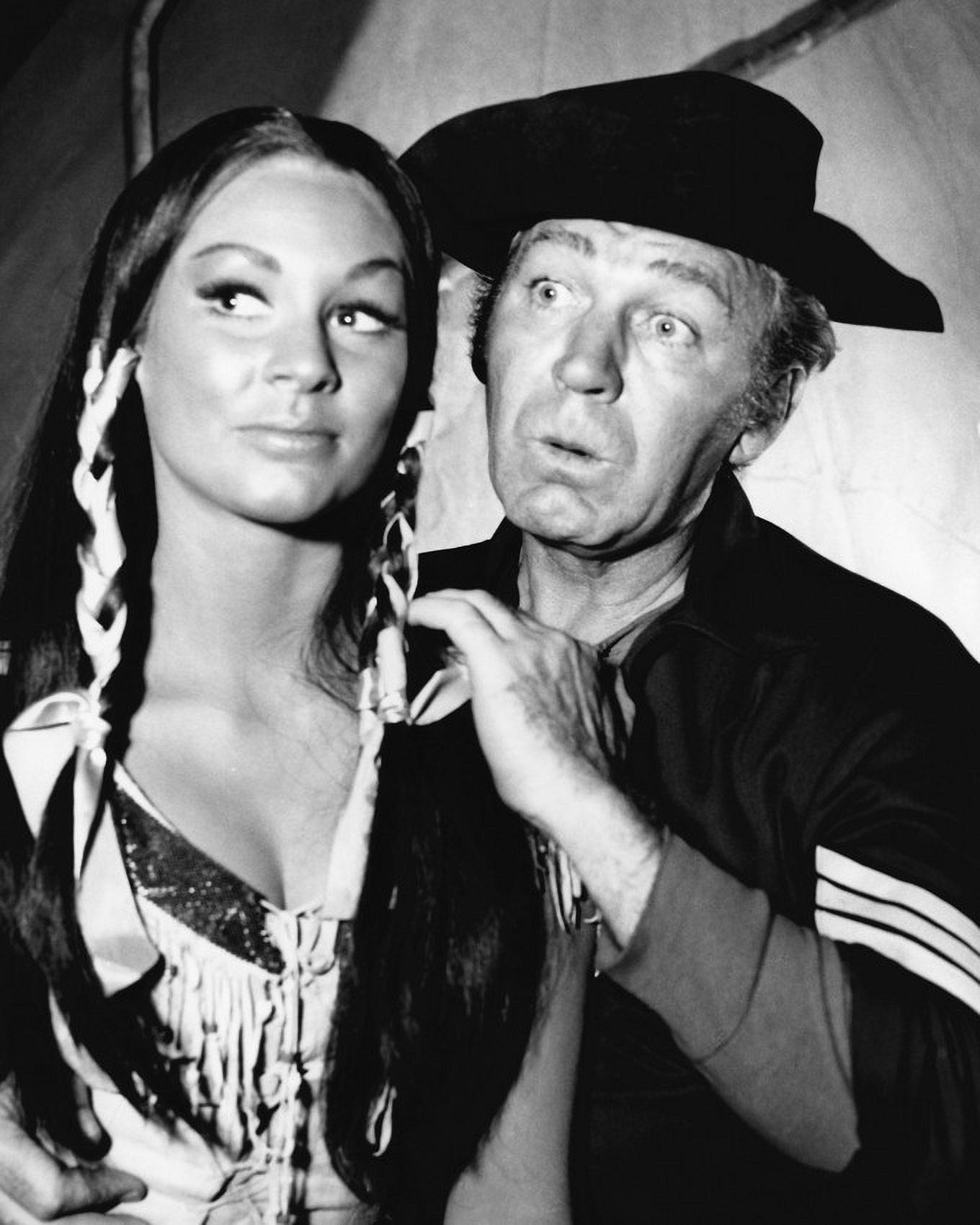 F Troop Larry Storch As Corporal Agarn With Indian Girl 24x36 Classic ...