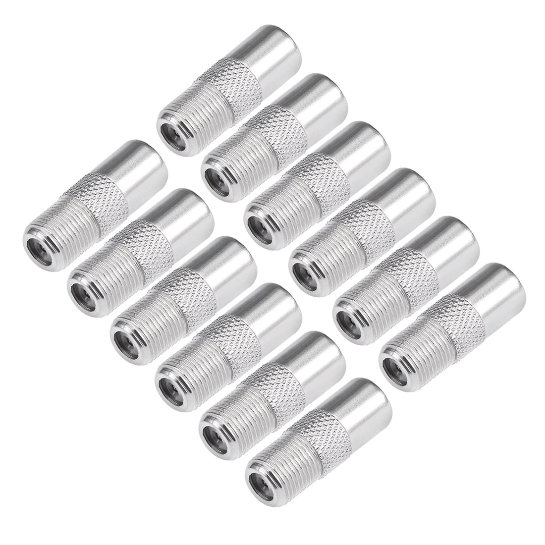 F Type Female to PAL Male Silver Tone RF Coaxial Adapter Connector ...
