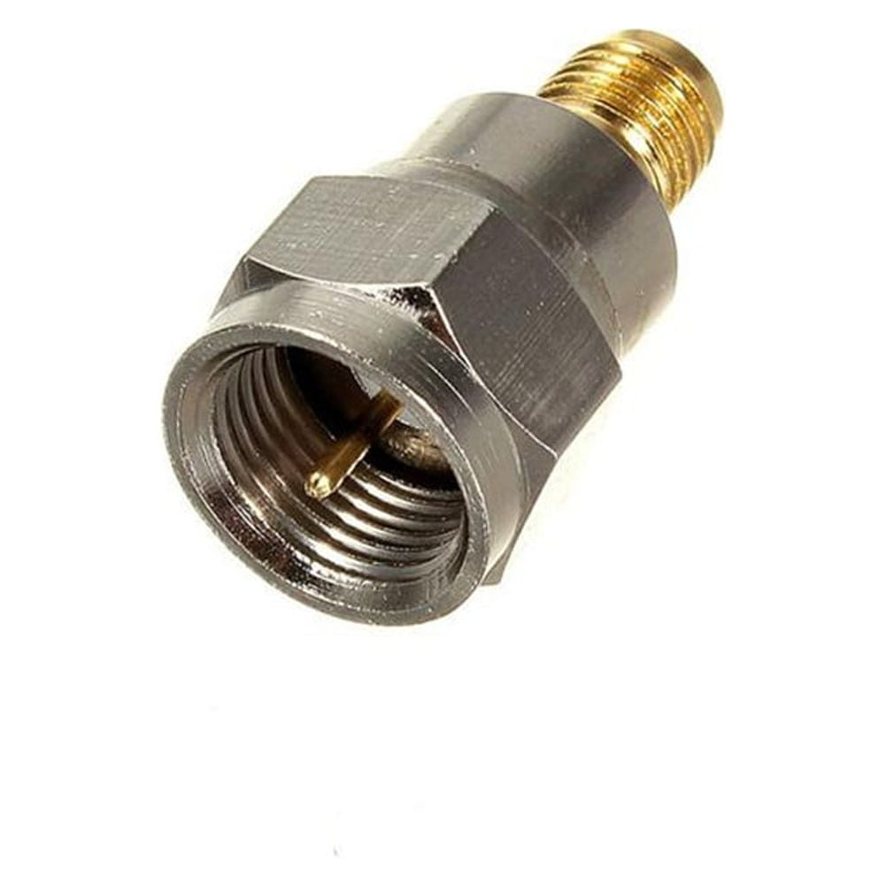 F-Type Male to SMA Female Coax Antenna Adapter for RF Applications ...