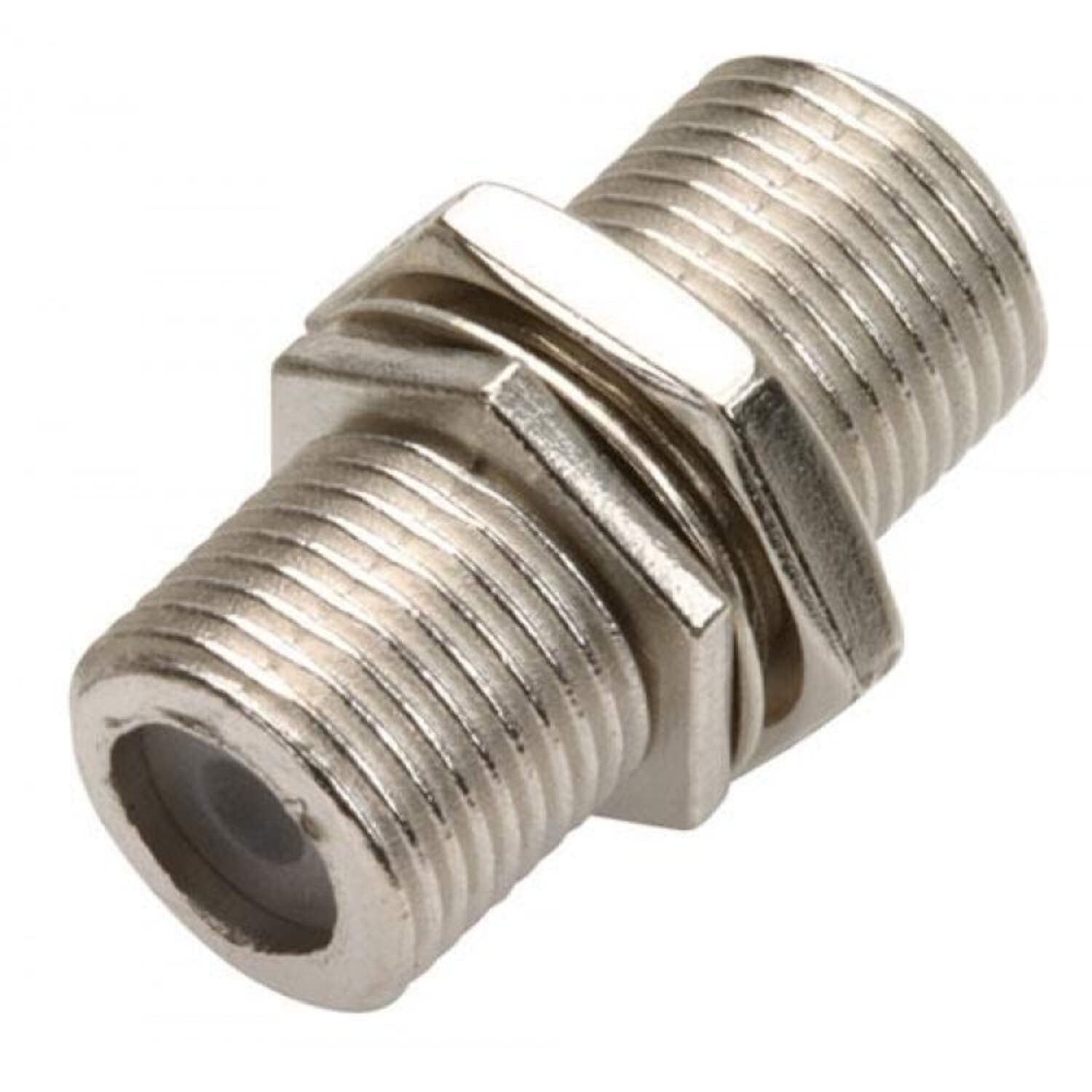Steren F Jack to F Jack Panel Mount Coax Coupler – Bulkhead Feedthrough ...