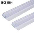 F-Type Pvc Shower Screen Seal Strip 6/8/10/12/15Mm Glass Door Bath ...