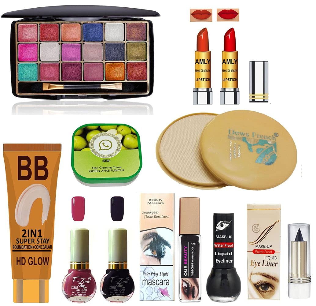 F Zone Bridal Makeup Kit of 11 Items Vk08 - Walmart.com